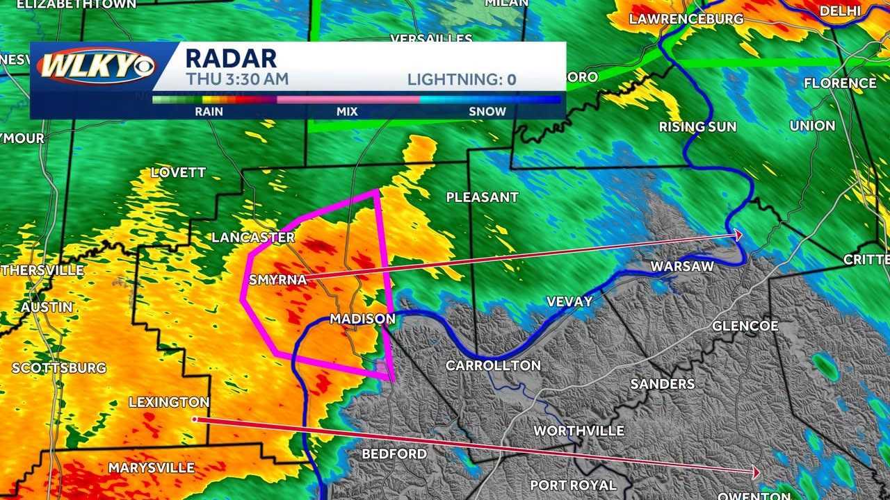 At least 2 radar-confirmed tornadoes in southern Indiana