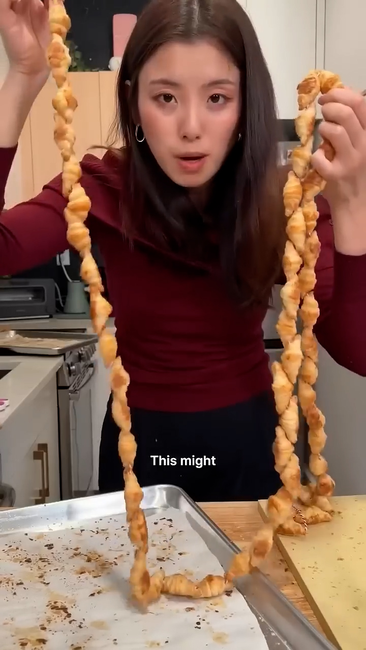 Celebrating the holidays with an abundance of croissants