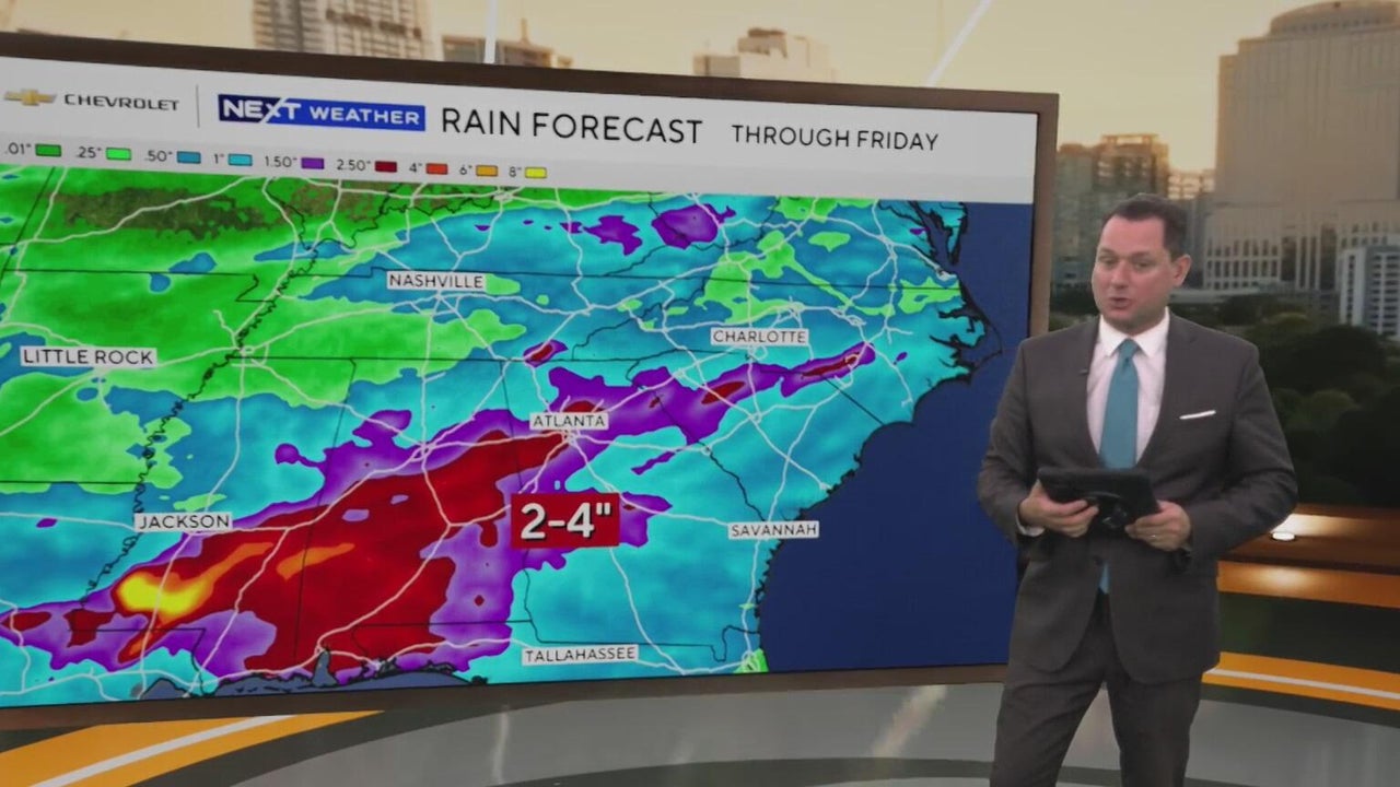 Atlanta under flood watch as heavy rain, storms and flooding threaten ...