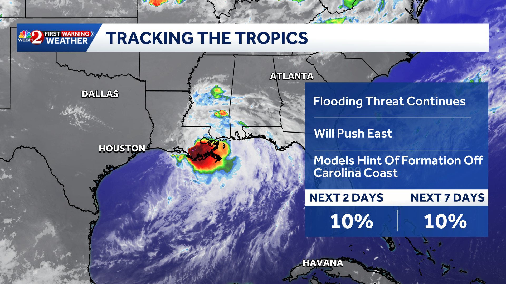 Tropical Storm Arthur remnants may redevelop off US coast, NHC says