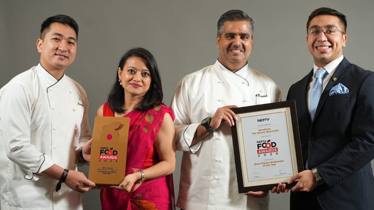 The Oberoi Delhi's Baoshuan, mentored by a two-Michelin-star chef, wins ...