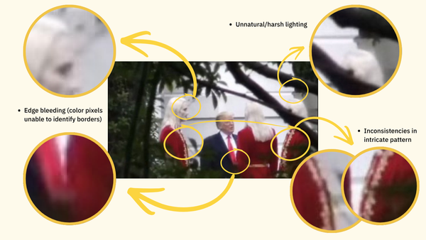 Fake images of Trump with 'Nordic aliens' make the rounds online