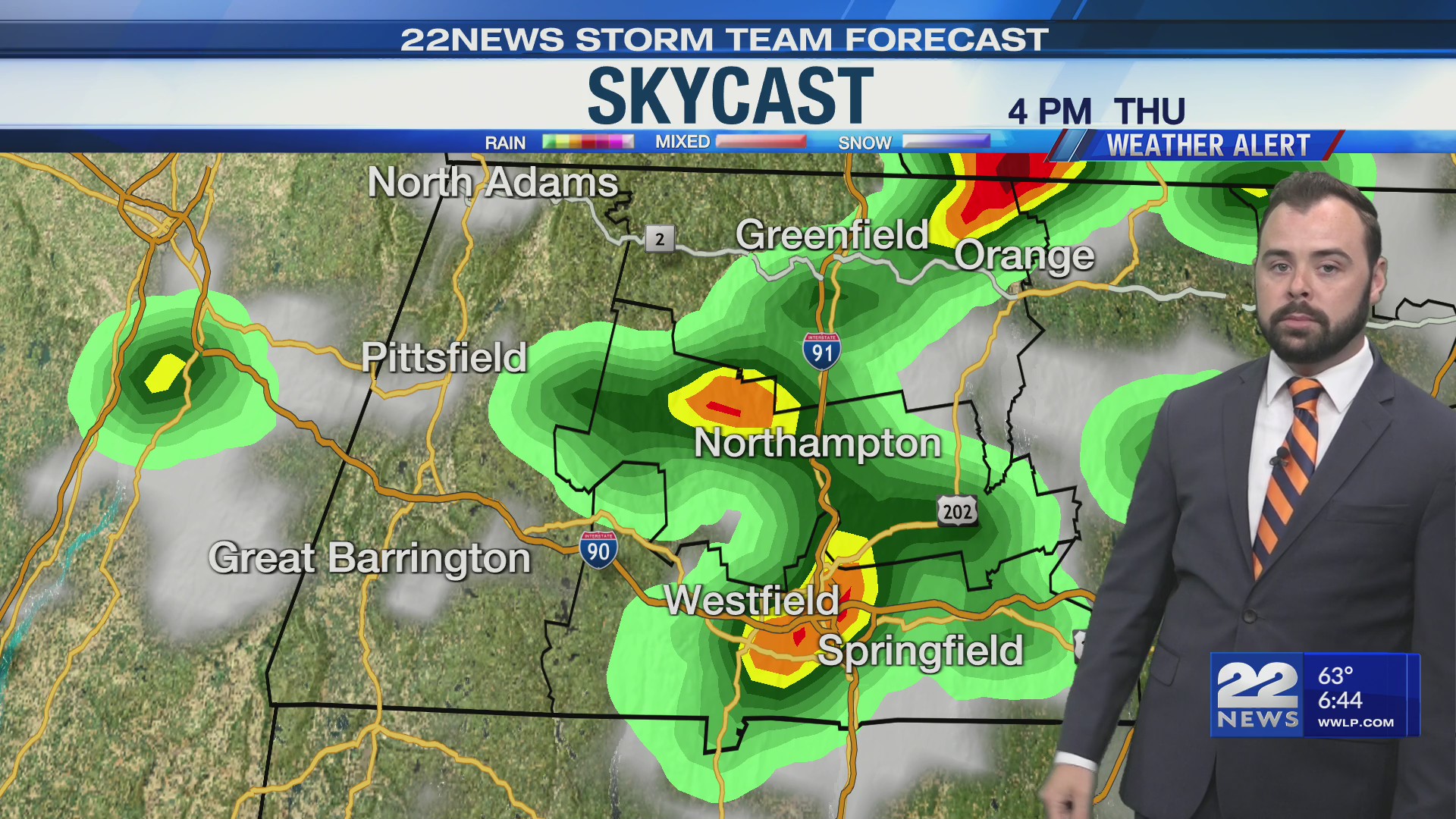 WEATHER ALERT: Clod front pushes chance of severe storms