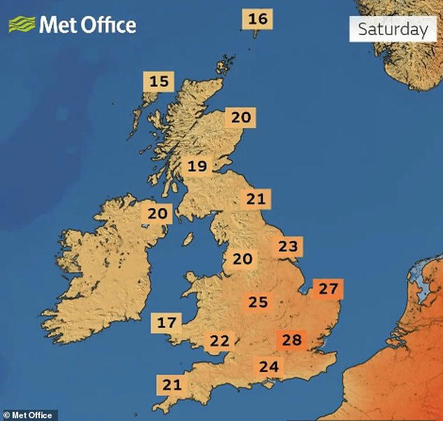 Britain will swelter in week-long heatwave: Amber alert issued amid 34C ...
