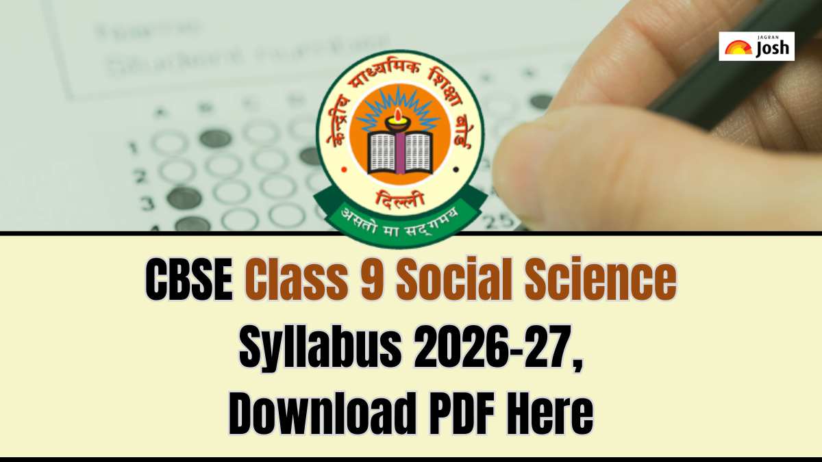 CBSE class 9 social science syllabus for board exam 2026-27, download ...