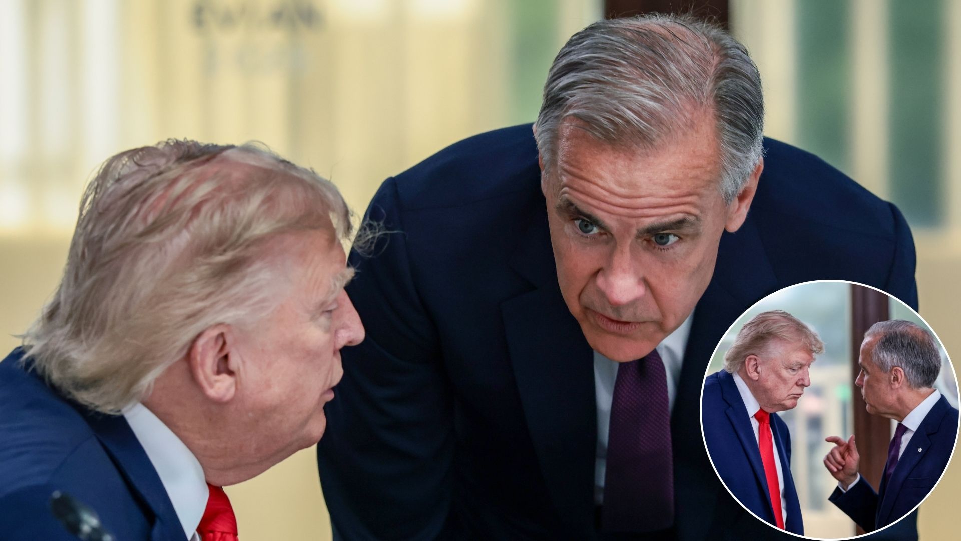 Hot mic captured Trump and Carney discussing China deal