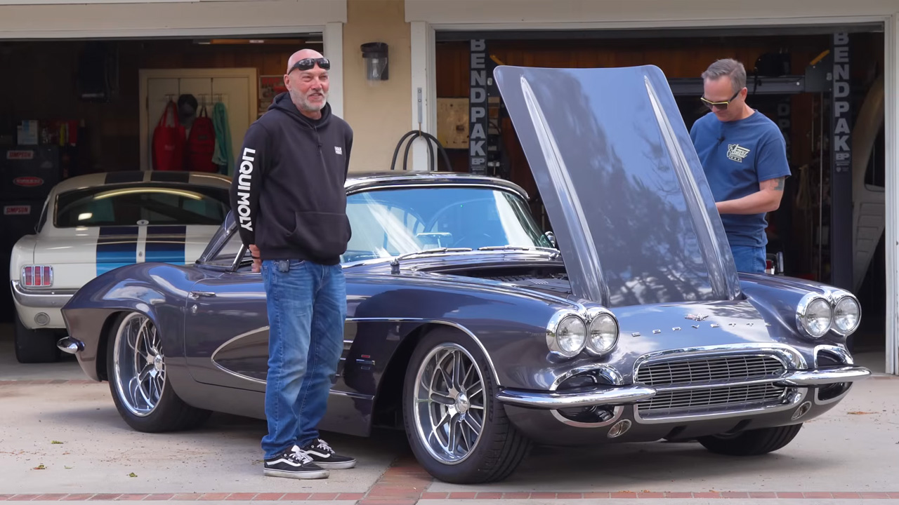 Supercharged LT4 Chevy C1 Corvette restomod rebuilt after crash
