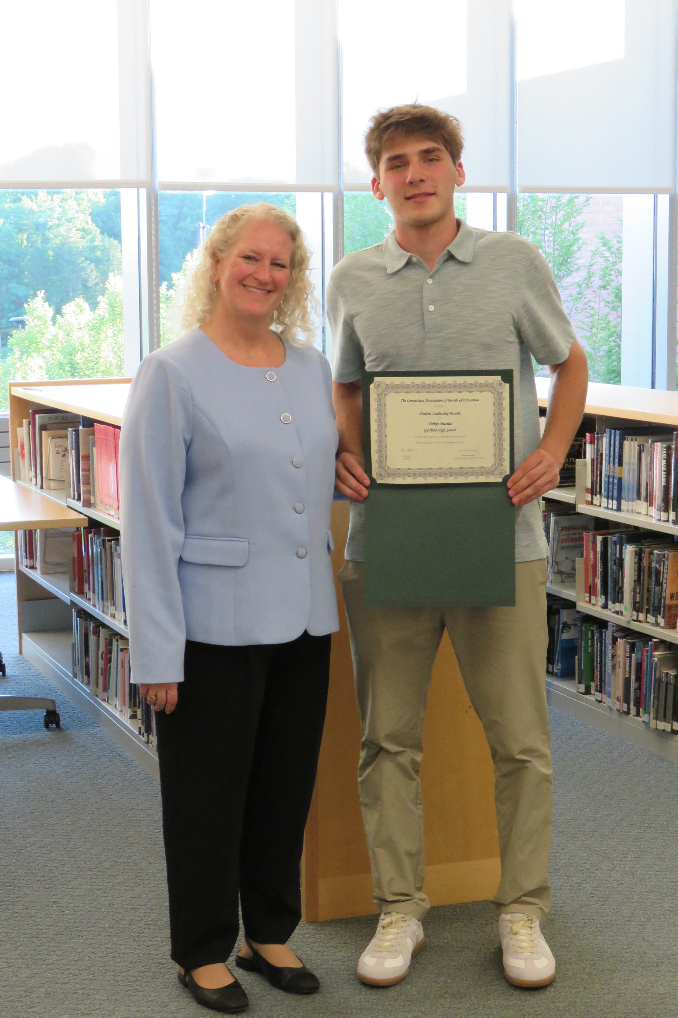 Guilford High School seniors honored with student leadership awards