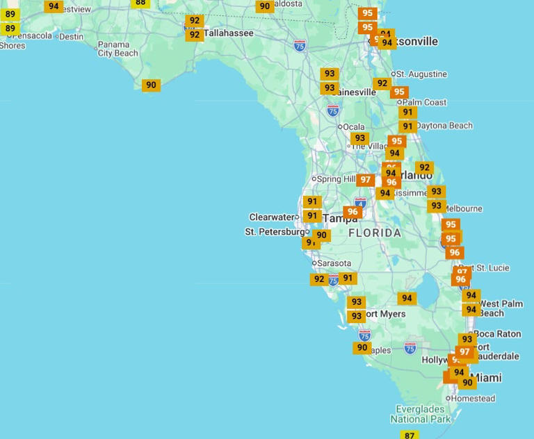 Florida cooks under dangerous heat as forecasters warn of more to come