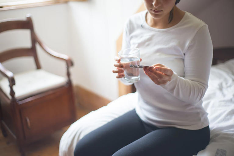 She thought she was taking ibuprofen. She swallowed something else.