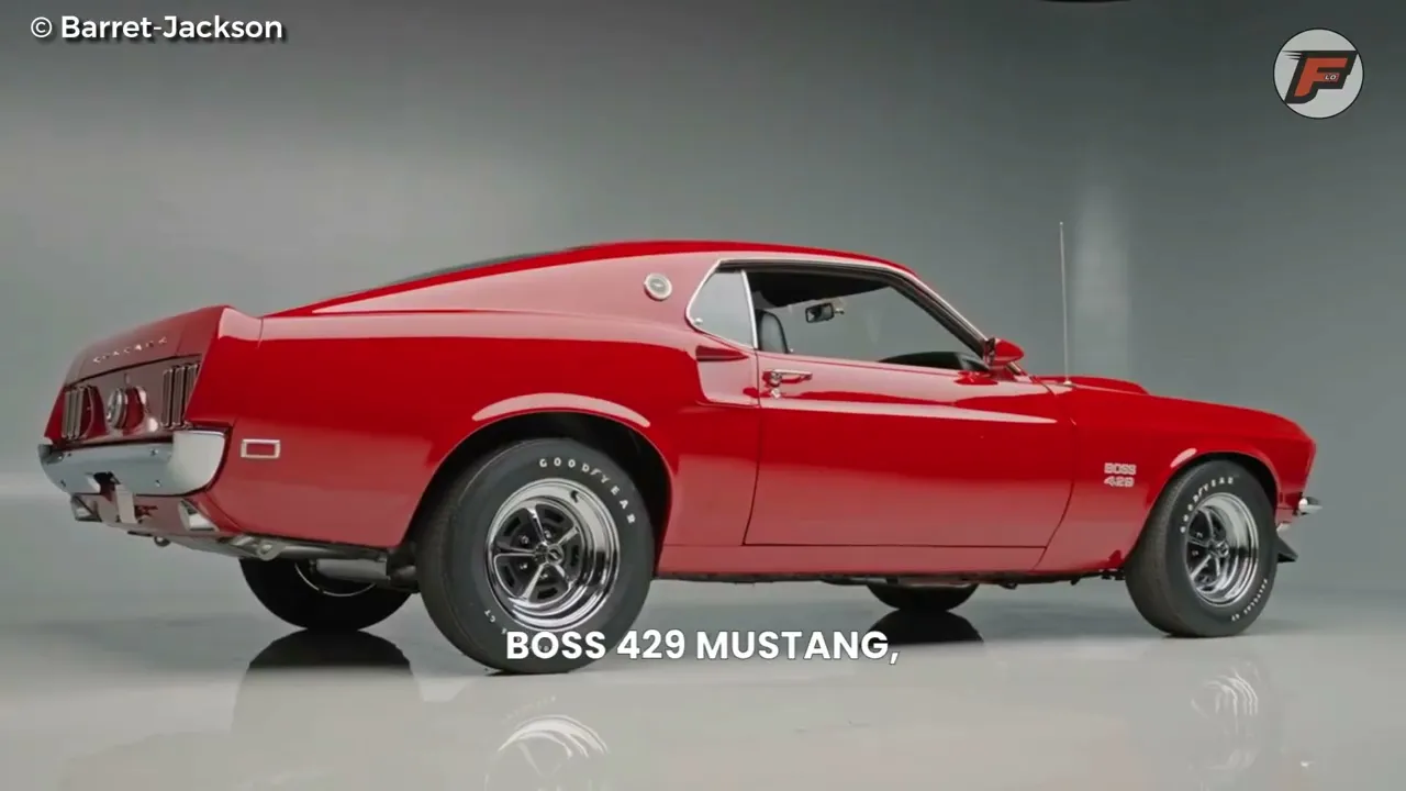 The iconic 1969 Ford Mustang Boss 429