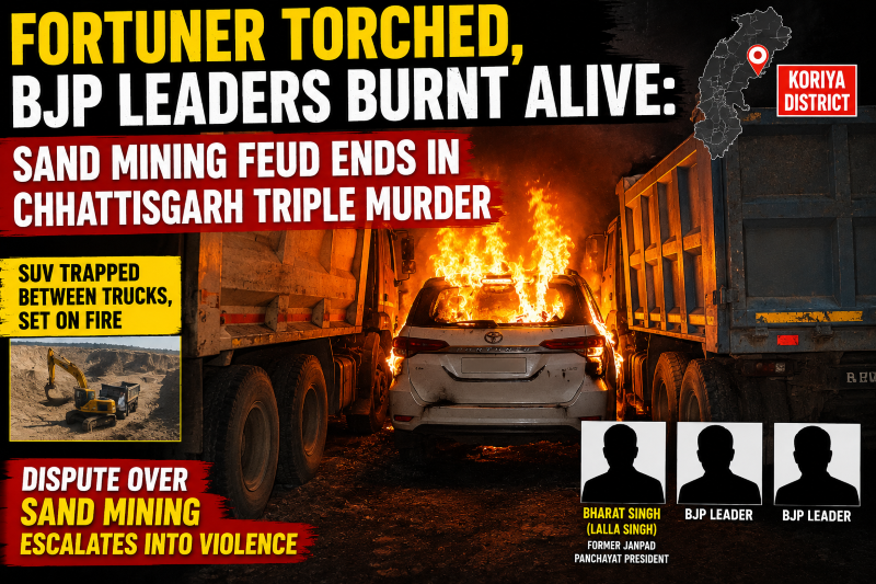 Fortuner torched, BJP leaders burnt alive: Sand mining feud ends in ...