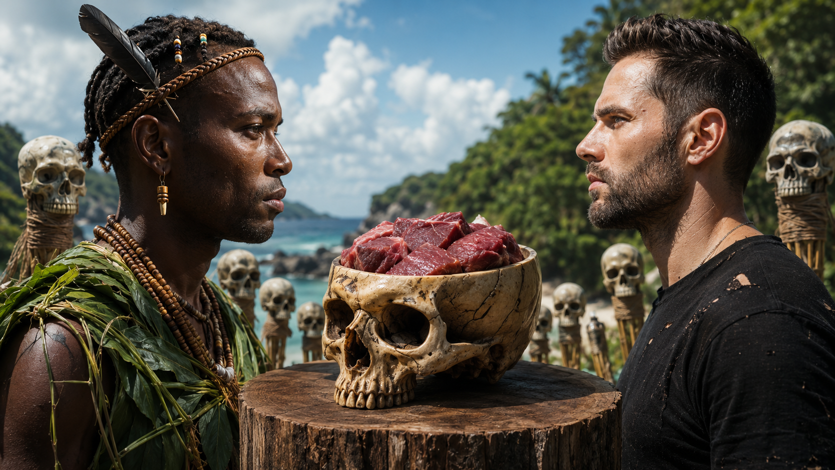 He entered survival mode with food from the world’s deadliest places