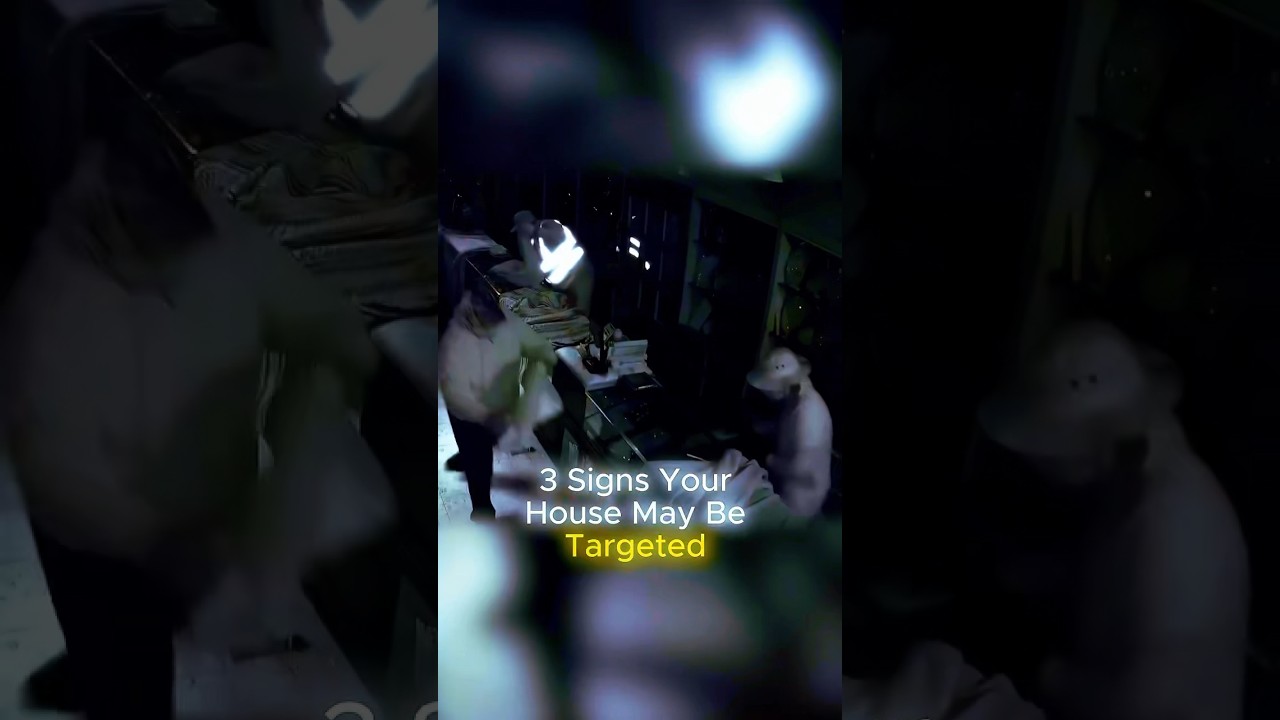 Spot three subtle signs that burglars are targeting your property