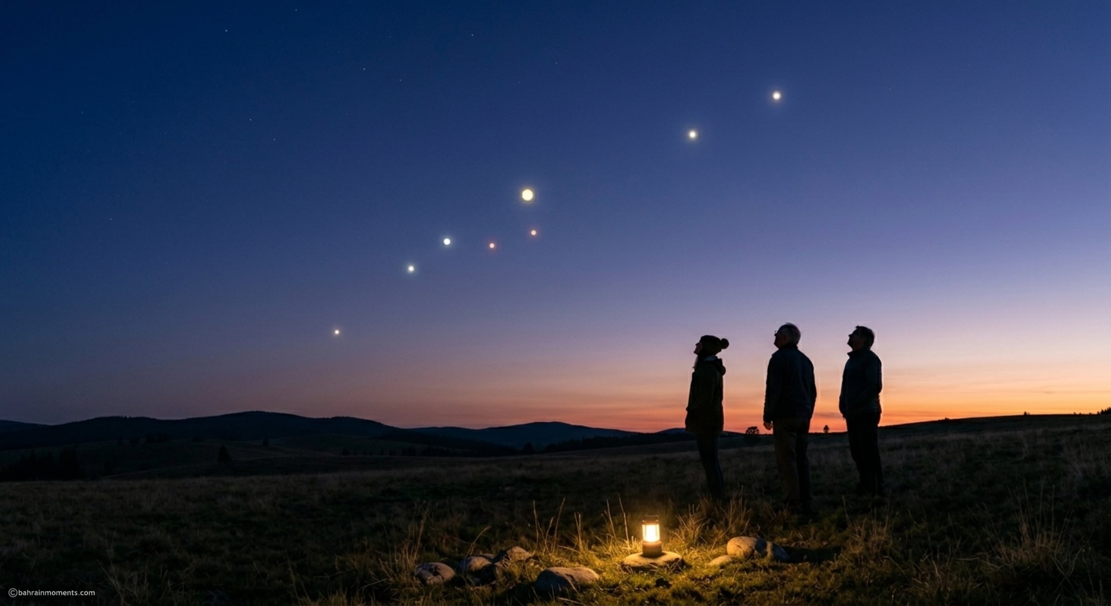 A rare celestial lineup could light up the night sky this week