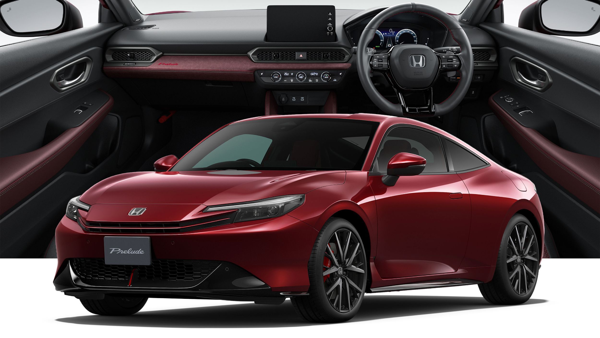 Honda drops new limited Prelude dressed in deep red hues