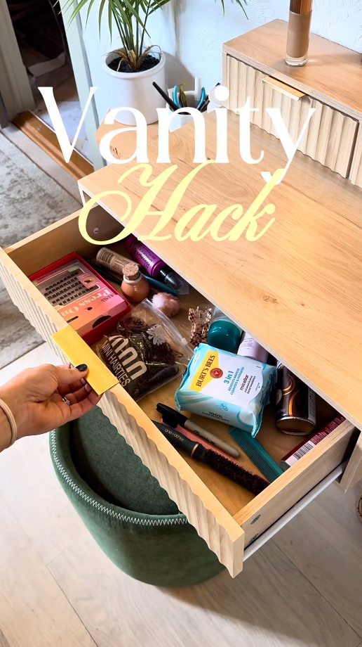 Smart makeup storage hack for beauty lovers
