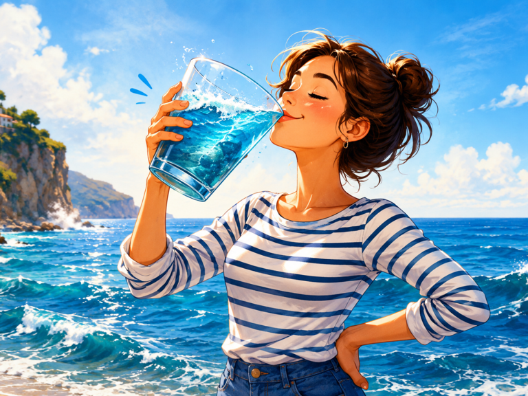 French saying of the day: 'It's not like you have to drink the sea ...