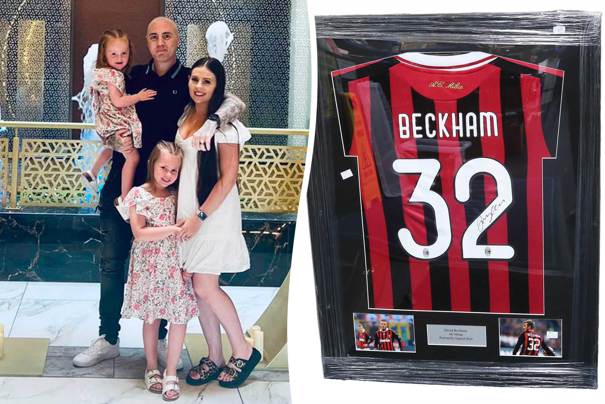 Dying dad selling signed football shirts for £7k for one last family ...