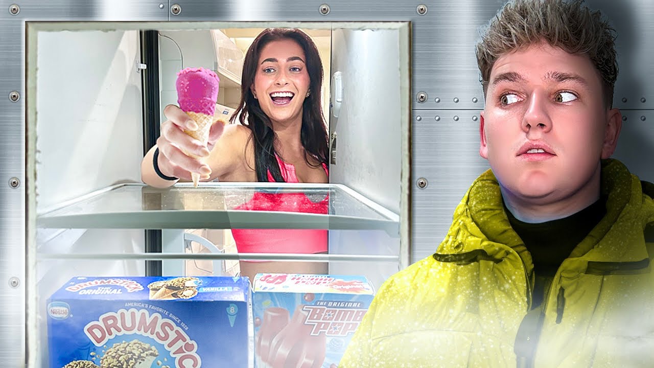 Homeowner constructs hidden freezer to identify ice cream thief