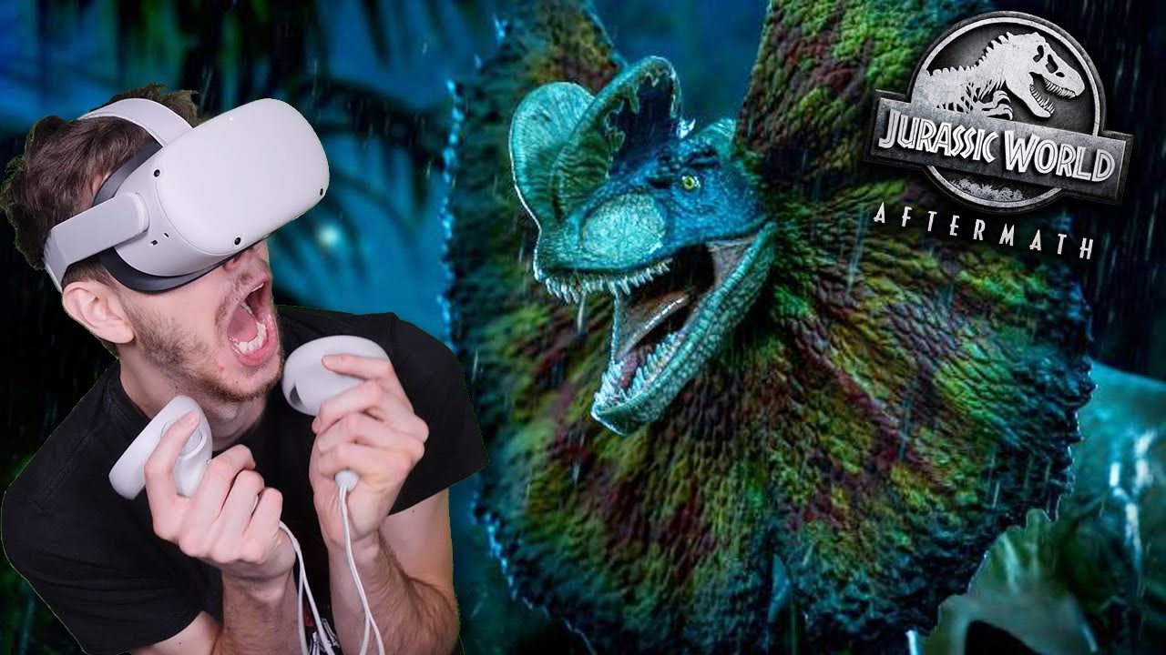 The Dilophosaurus makes an appearance in Jurassic World Aftermath VR ...