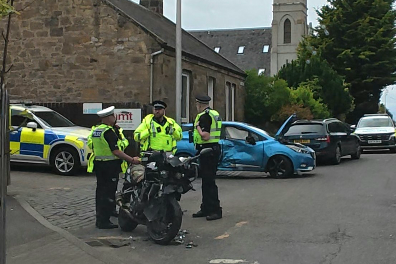 Midlothian motorcyclist rushed to hospital and road closed as police ...