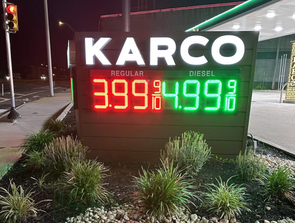 Gas prices drop below $4 per gallon for first time since March