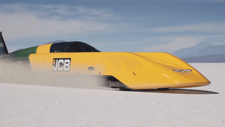 'It's thrilling!' GB News goes behind the scenes of JCB land speed ...