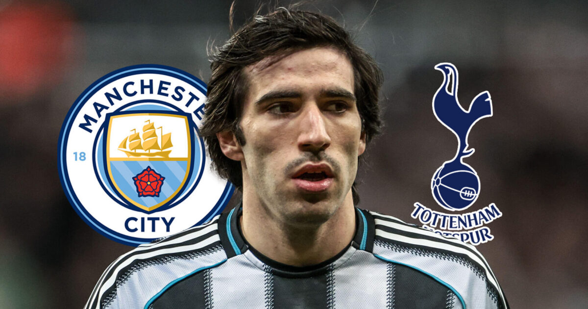 Sandro Tonali reacts after Man City 'discussions' – bad news for Tottenham