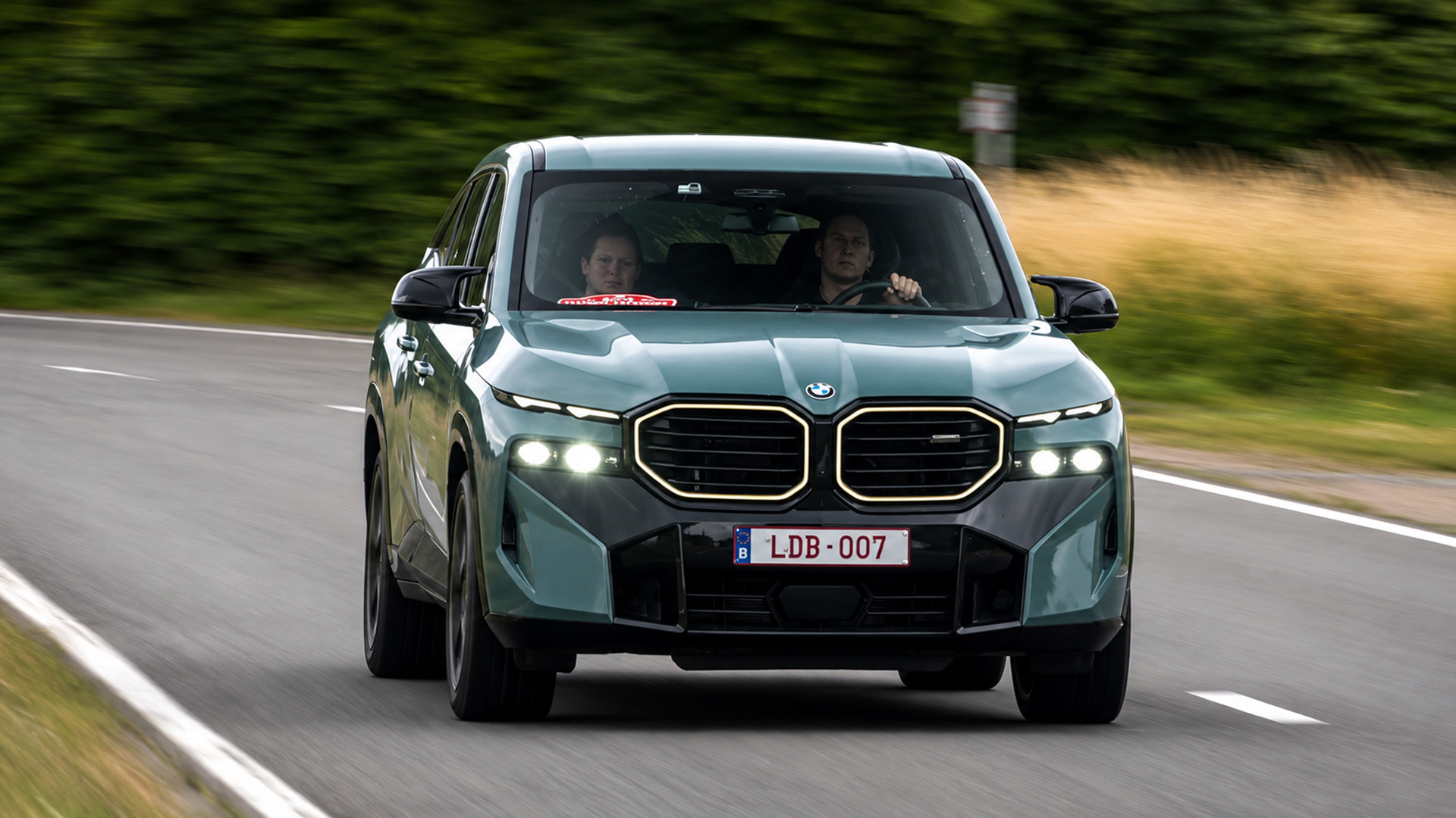 BMW XM Red Label launches hard on open road