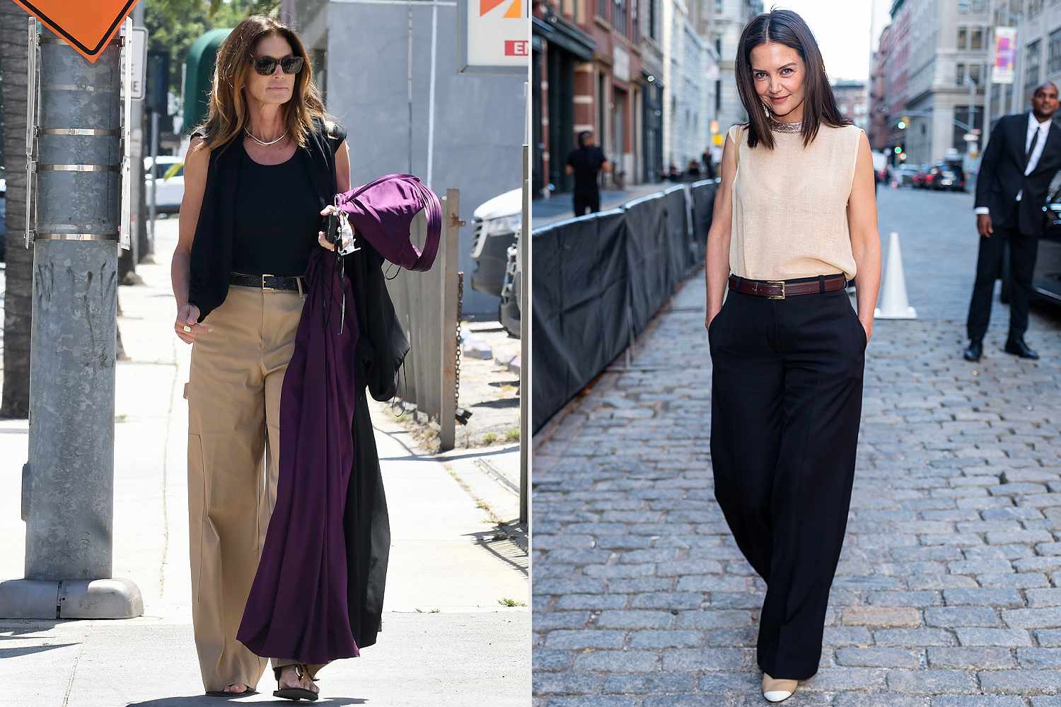 Cindy Crawford, 60, and Katie Holmes, 47, are ditching jeans for these ...