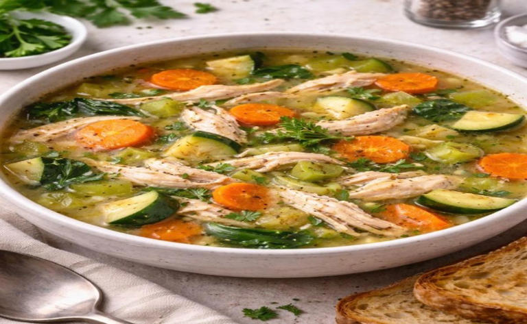 This high-protein ginger chicken soup is the comfort meal that makes ...