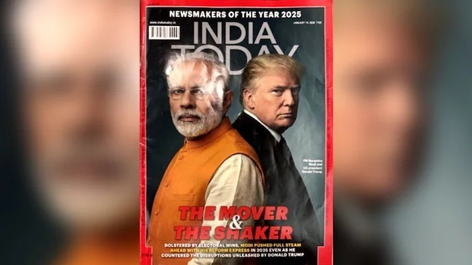 The mover & the shaker: Trump reposts India Today cover feat. Modi ...