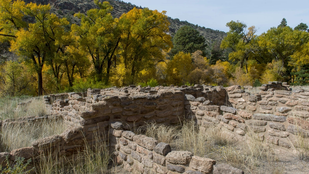 Ancient ruins and dark skies of New Mexico