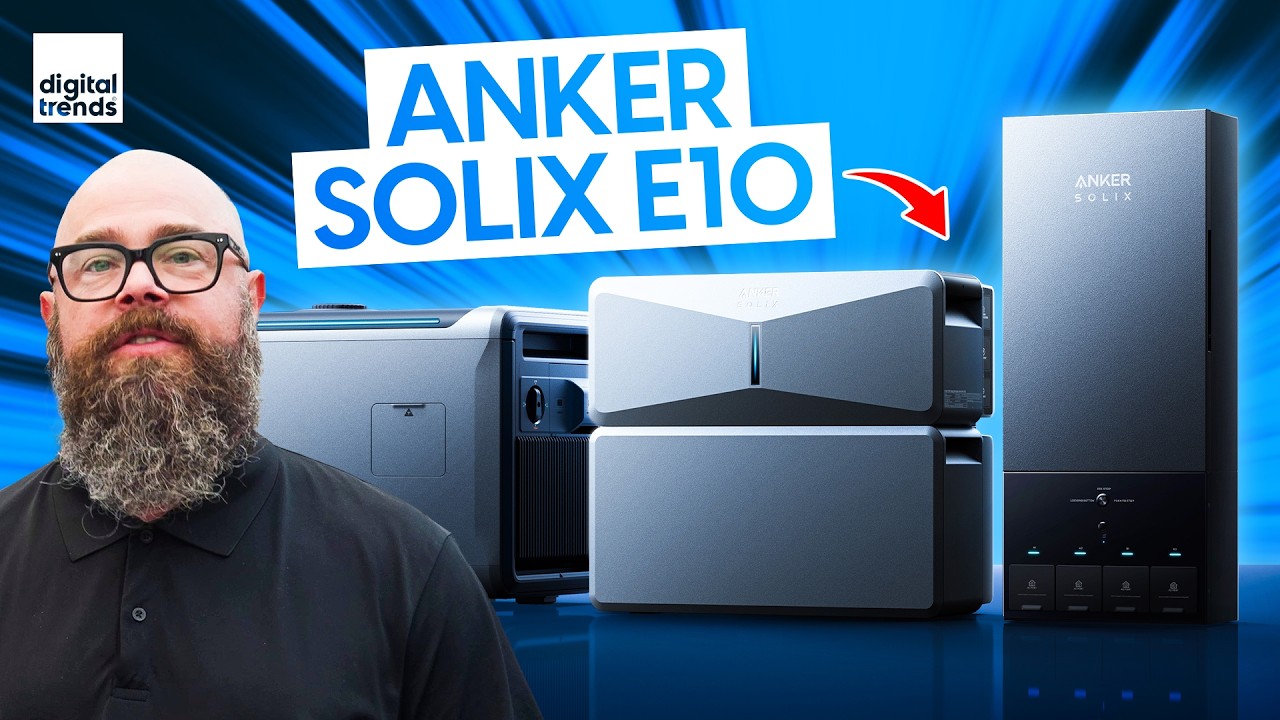Watch an honest review of advanced Anker Solix E10 backup battery power
