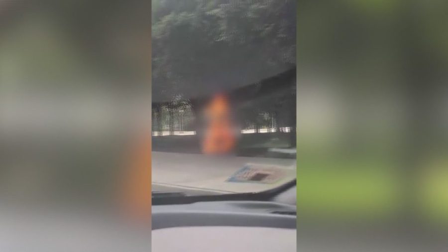 Person in custody in Chicago cross burning incident