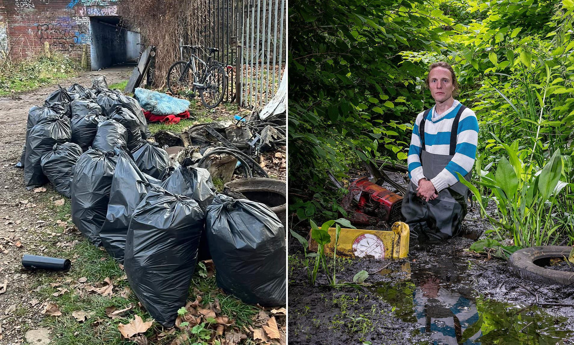 Well-meaning barrister who cleaned up rubbish-infested river is probed ...