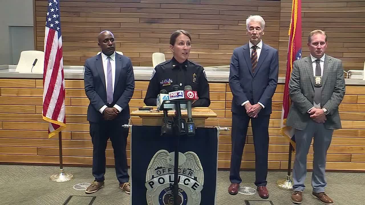 Kansas City police chief, mayor discuss regional manhunt for suspect in ...
