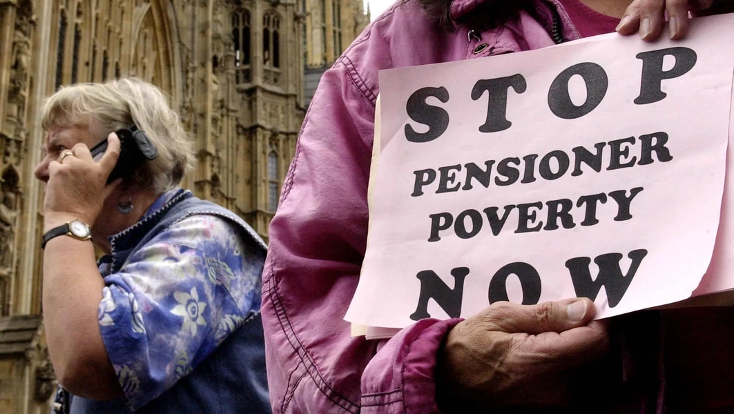 UK pension increases, poverty, and policy debates