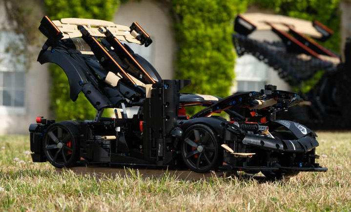 Real life Lego car sets new speed record