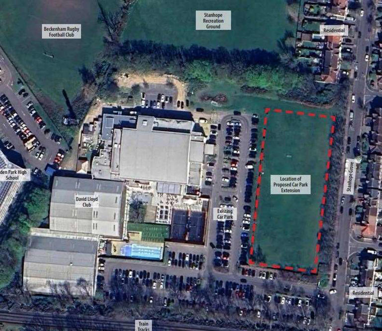 Plans submitted to expand car park at David Lloyd in Stanhope Grove ...
