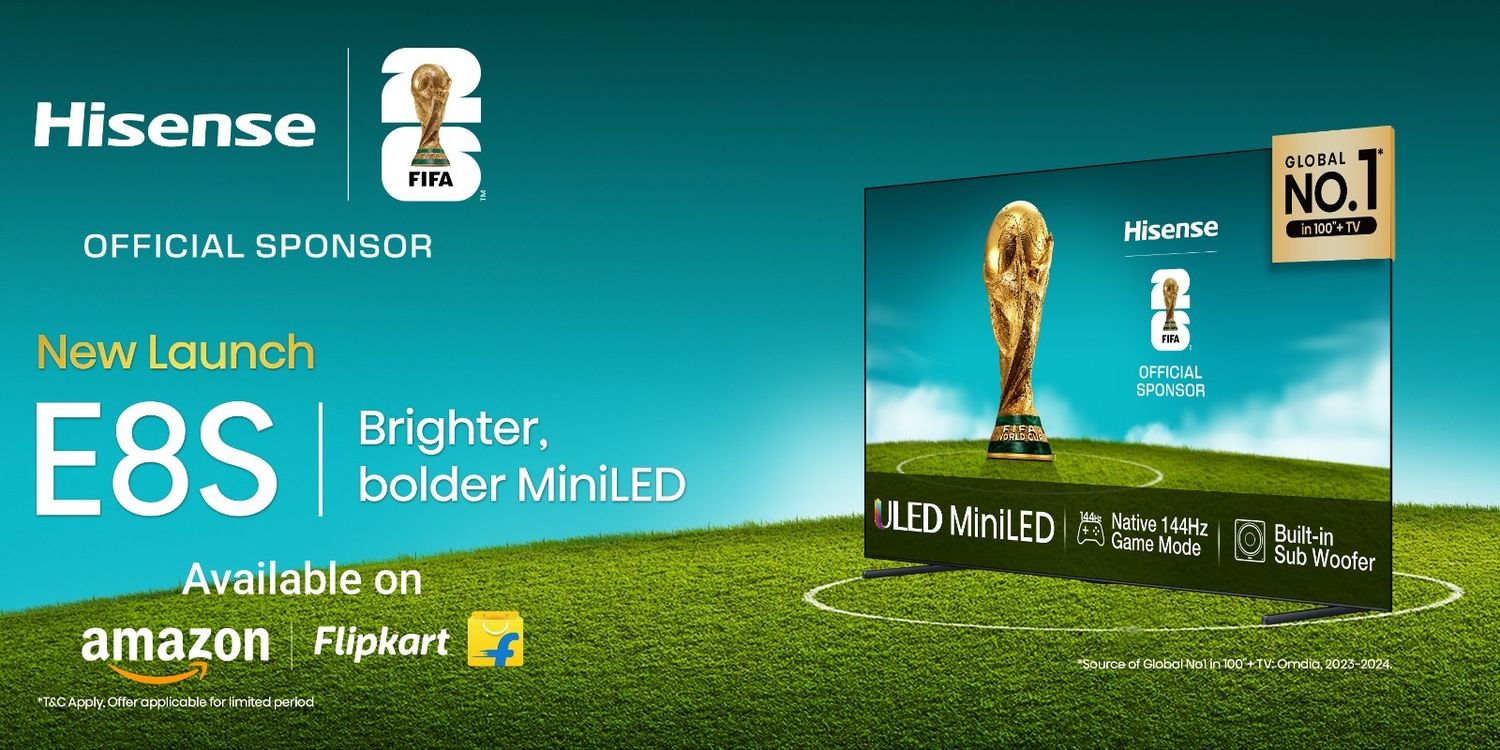 Hisense E8S mini-LED TVs with 144Hz refresh rates launched in India ...