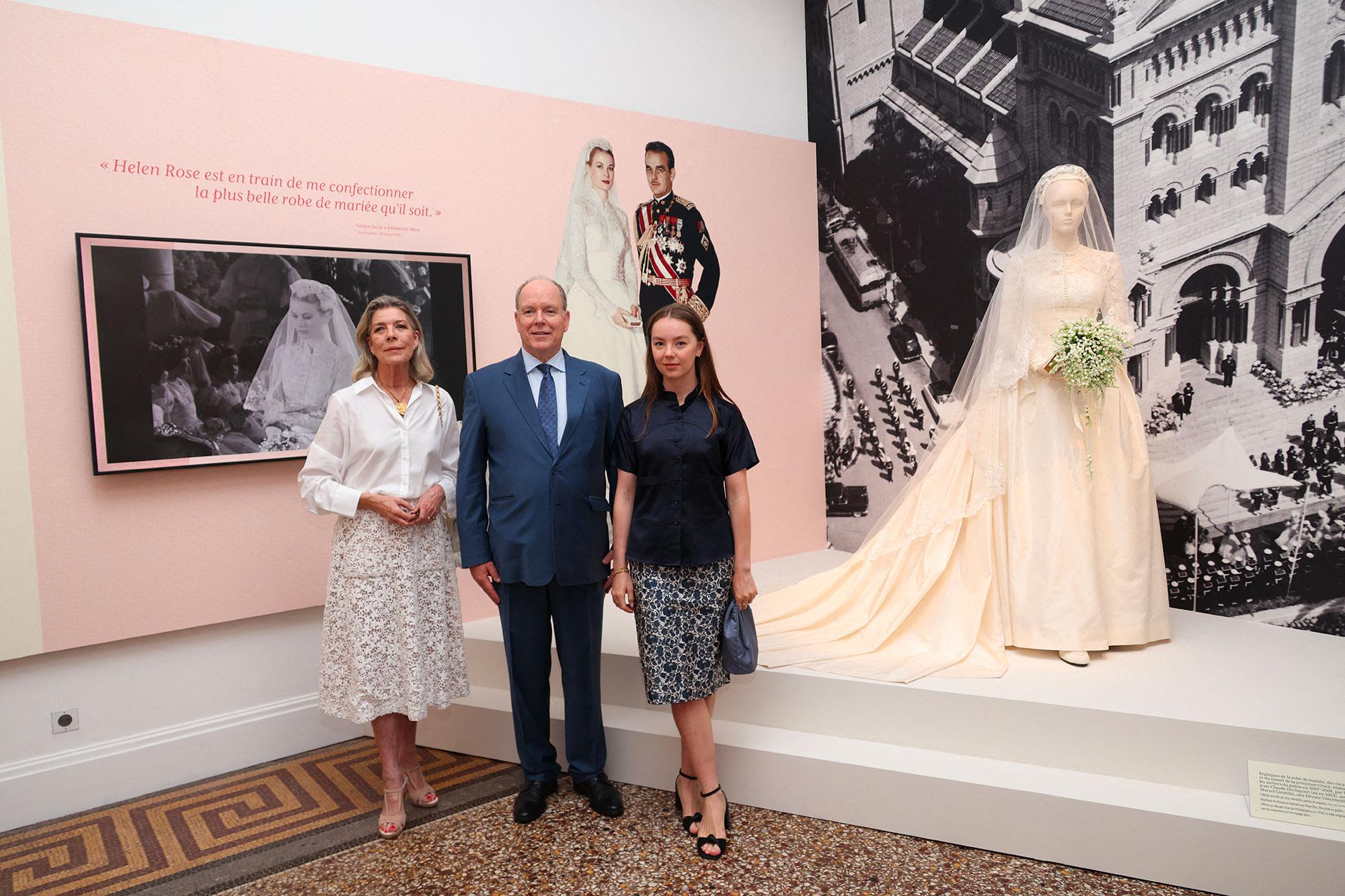 La robe de mariée emblématique de Grace Kelly de retour à Monaco ...