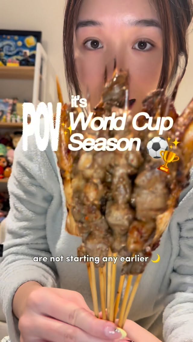 Late night snacks and World Cup energy hits different