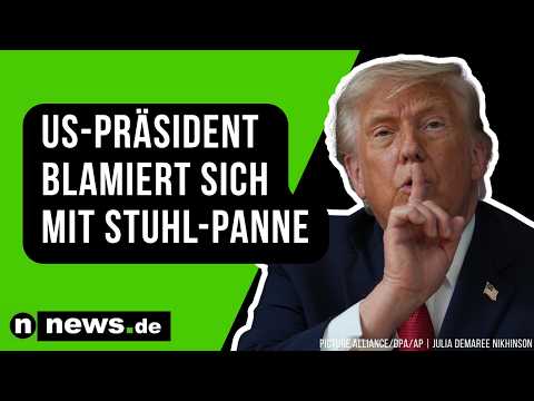 Donald Trump: US-Präsident blamiert sich bei G7-Gipfel mit Stuhl-Panne