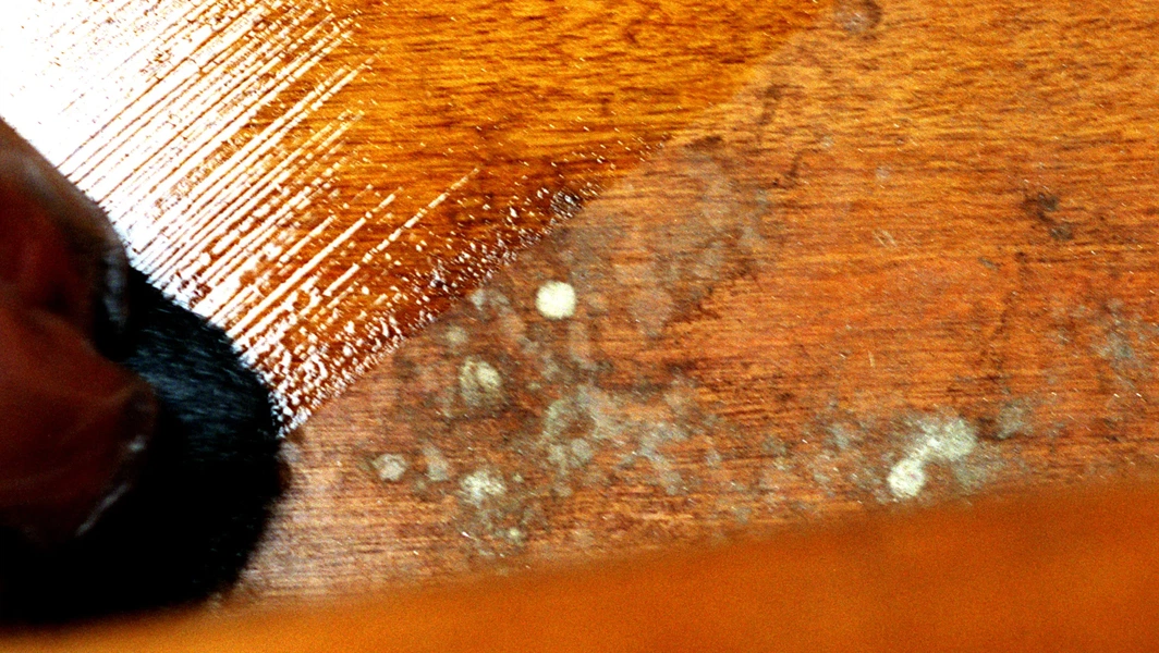 How to remove and prevent water stains on wood