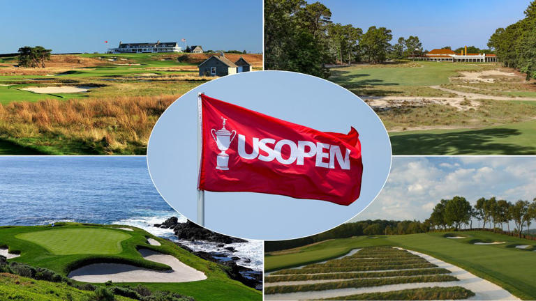 Which courses are on the US Open rota?