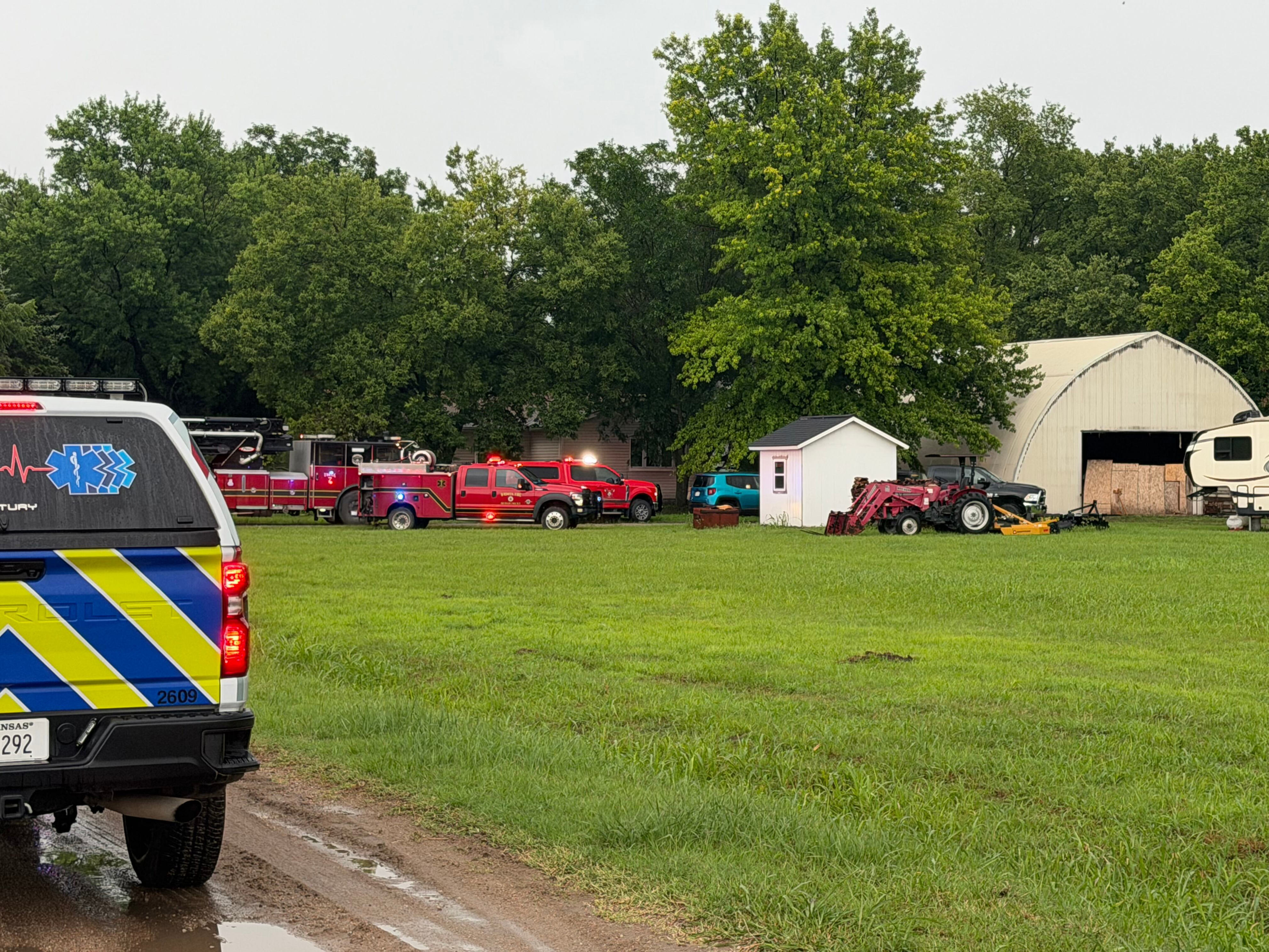 Lightning being investigated as possible cause of deadly RV fire near Derby