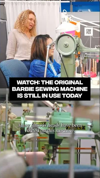 The original Barbie sewing machine is still used today