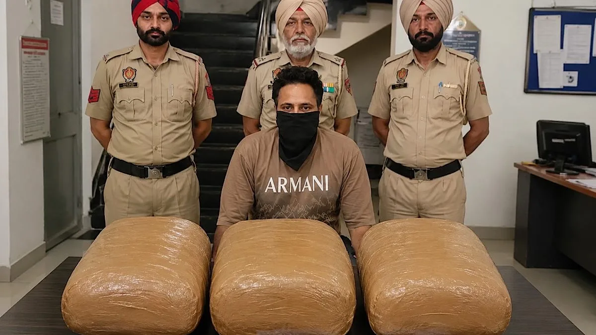 Air Force personnel arrested with 3 kg of opium in Barnala, a major ...